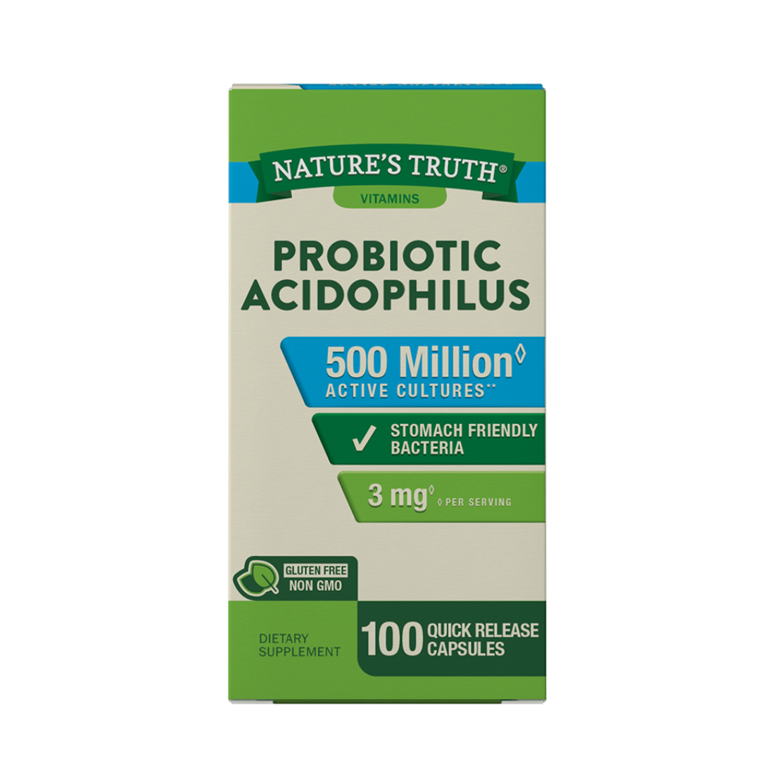 Nature’s Truth Probiotic Acidophillus 500 million – FarmaOn