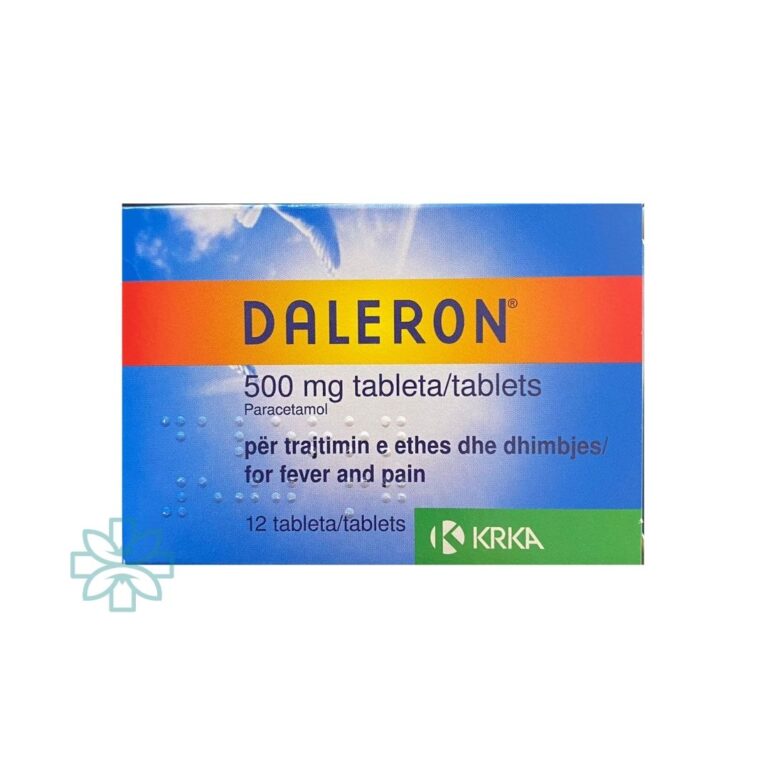 Daleron 500 mg tablets (paracetamol) – FarmaOn