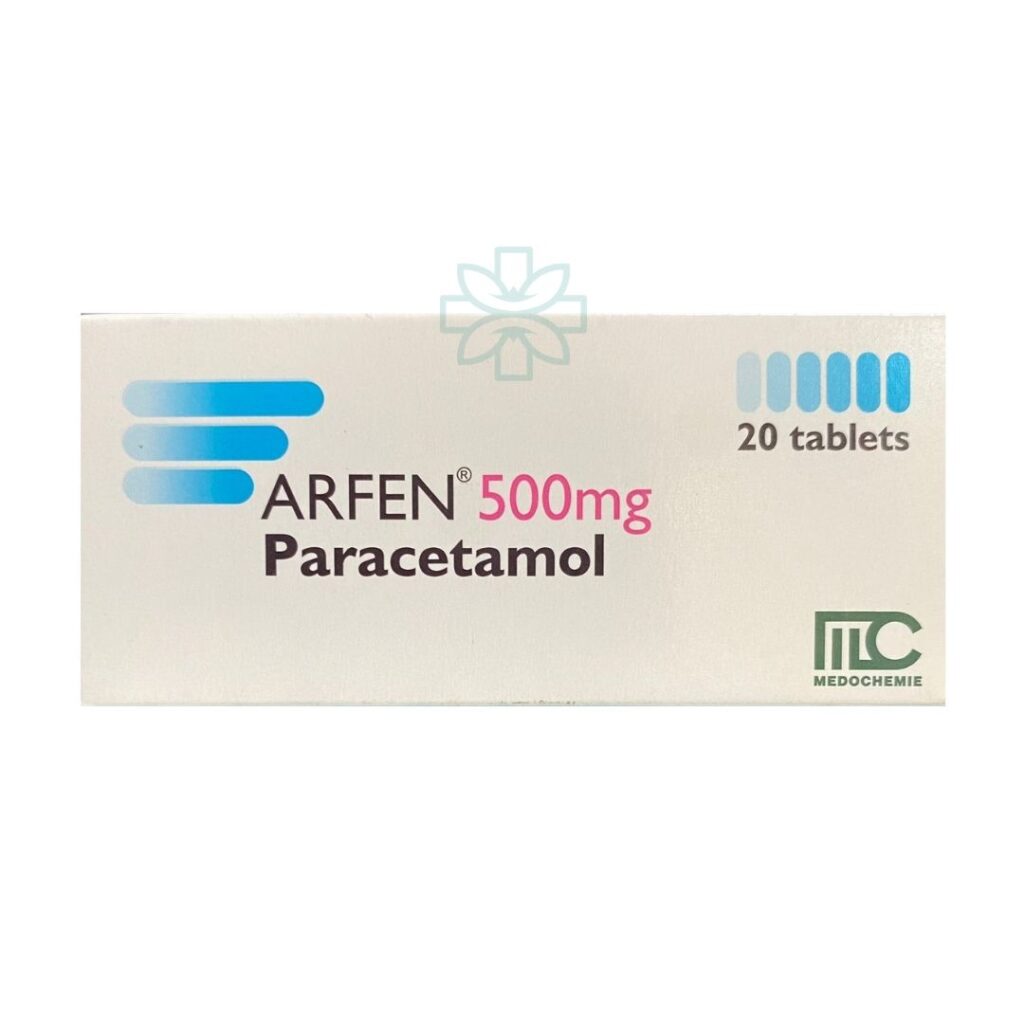 Arfen 500 mg (paracetamol) – FarmaOn