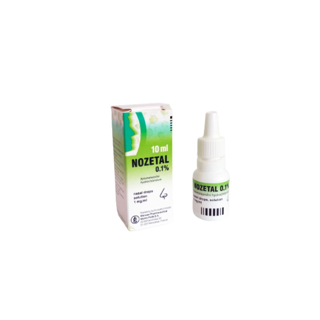 Nozetal 0.1% Nasal Drops (xylometazoline hydrochloride) – FarmaOn