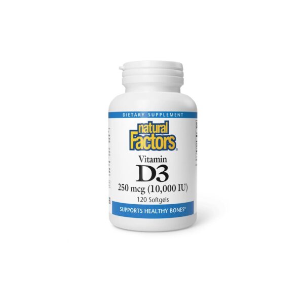 Natural Factors Vitamin D3 10000 UI – FarmaOn